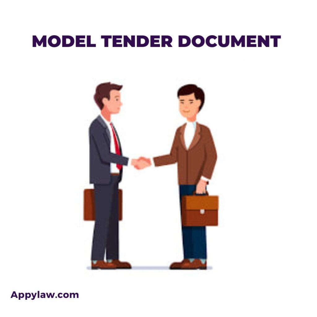 Model Tender Document - Appylaw